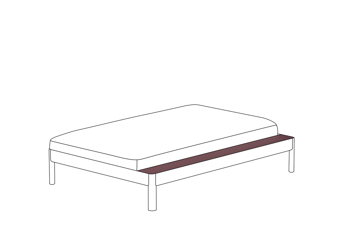 Heia Bed - Shelf 200 cm | Noah Living